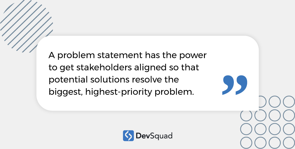 Crafting Problem Statements Business Digital Solutions By DevSquad